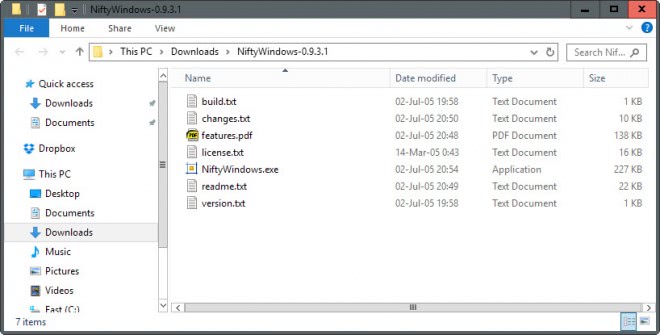 Nifty Windows - gHacks Tech News
