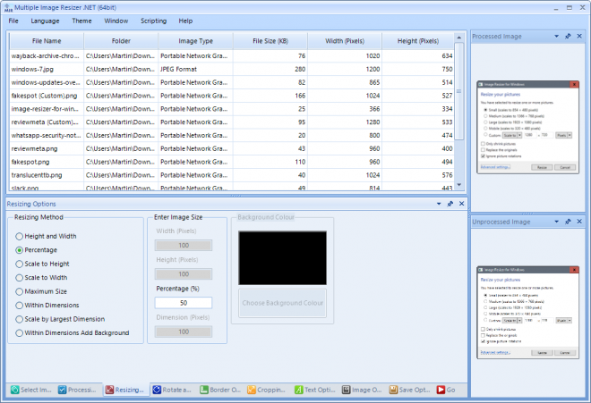 Multiple Image Resizer - gHacks Tech News