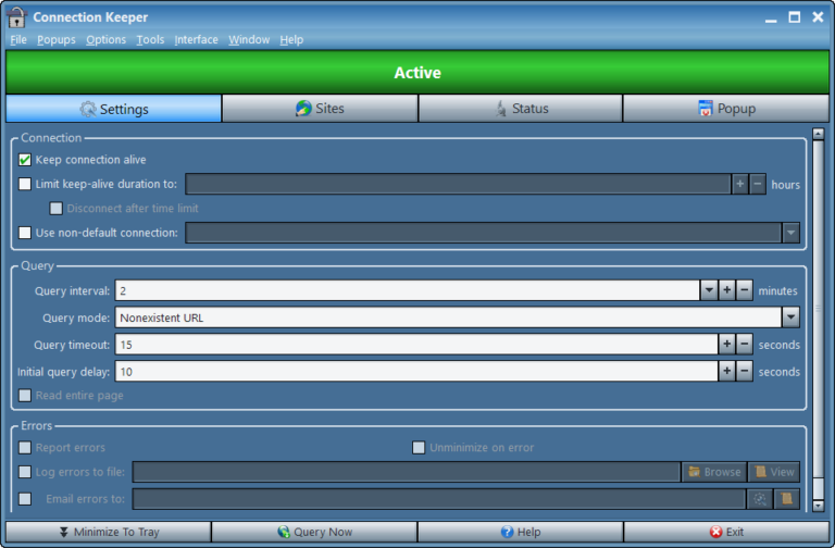 Keep Connection Alive - gHacks Tech News