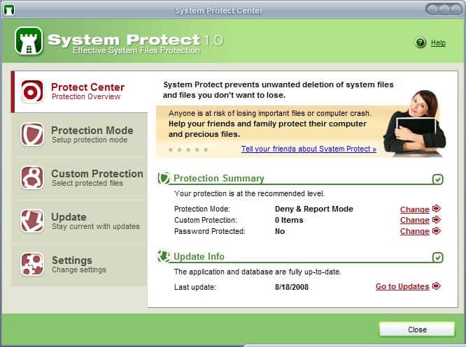 System Protect protects Windows Files - gHacks Tech News