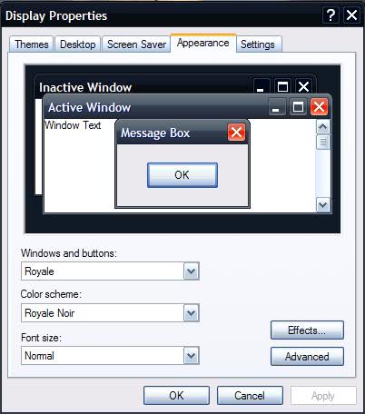 Royal Noir Theme Windows XP - gHacks Tech News