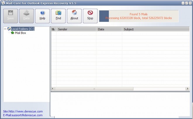 Outlook Express Email Recovery with Mail Cure - gHacks Tech News