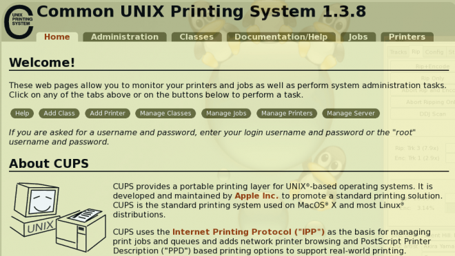 Configure Linux printing via web browser - gHacks Tech News
