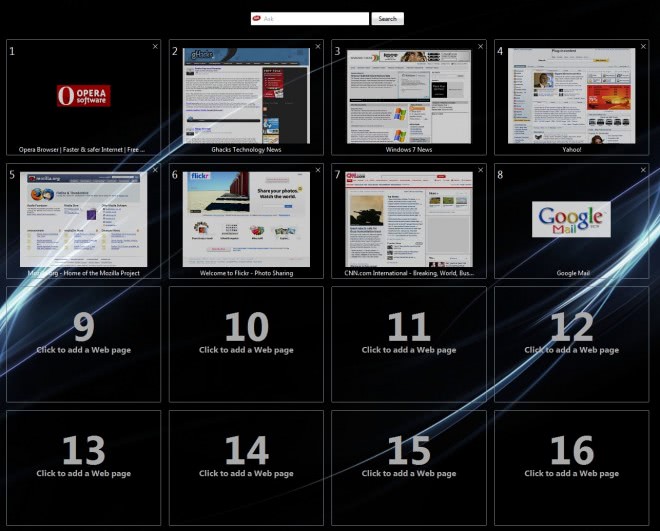 How To Change The Speed Dial Size In Opera - gHacks Tech News