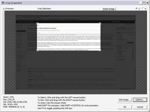 Windows Screen Shots Software Screenie - gHacks Tech News
