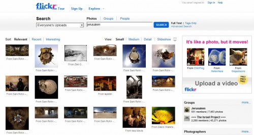 Photo Hosting Site Flickr Improves Search Result Pages - gHacks Tech News