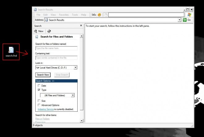Create A Windows Search Shortcut - gHacks Tech News