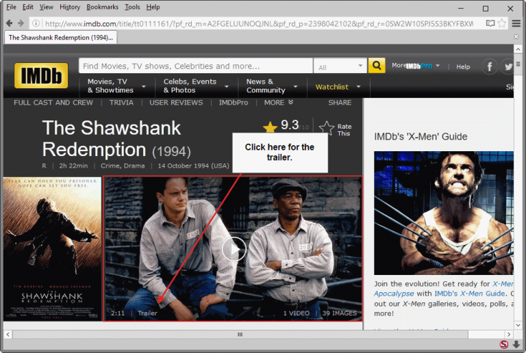 Watch Youtube Movie Trailers on IMDb - gHacks Tech News