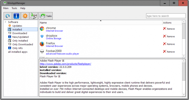 Computer Software Updater WinApp Updater - gHacks Tech News