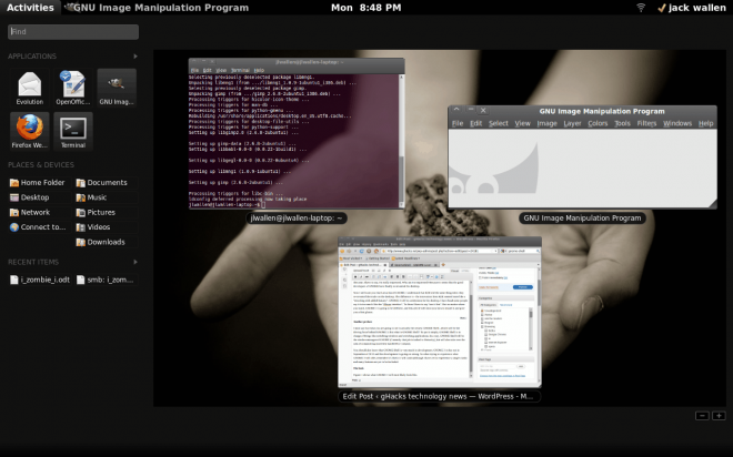 A sneak peek at GNOME 3 - gHacks Tech News