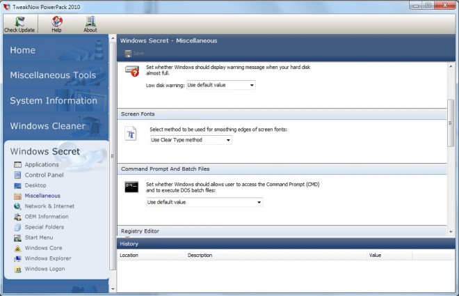 Windows 7 Tweaks Software Overview - gHacks Tech News