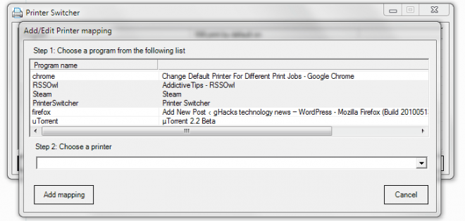 Switch Default Computer Printers Automatically - gHacks Tech News