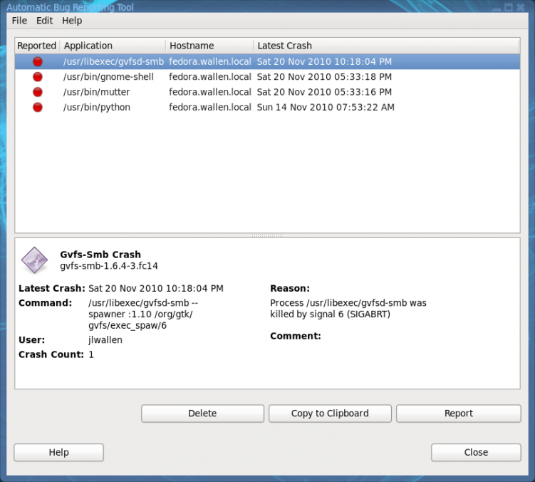 Reporting bugs in Fedora 14 - gHacks Tech News