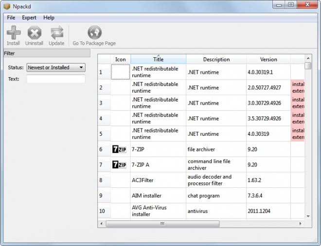 Windows Package Manager Npackd - gHacks Tech News