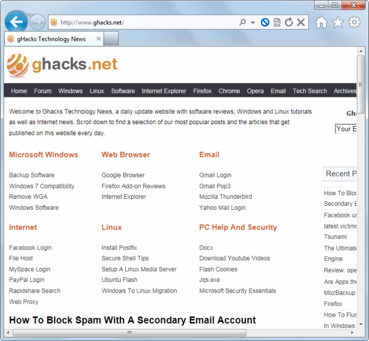 Internet Explorer 9 Launch, All The Information You Need - gHacks Tech News