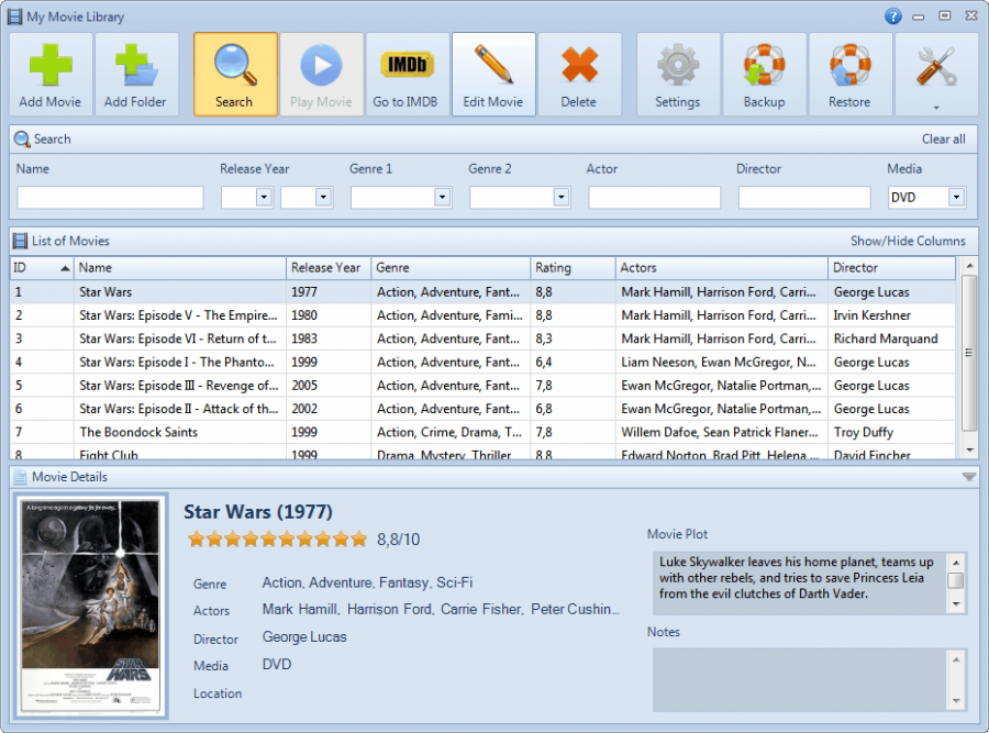Manage Your Movie Collection With My Movie Library - gHacks Tech News