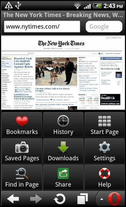 Opera Mobile 11, Opera Mini 6 Mobile Browsers Released - gHacks Tech News