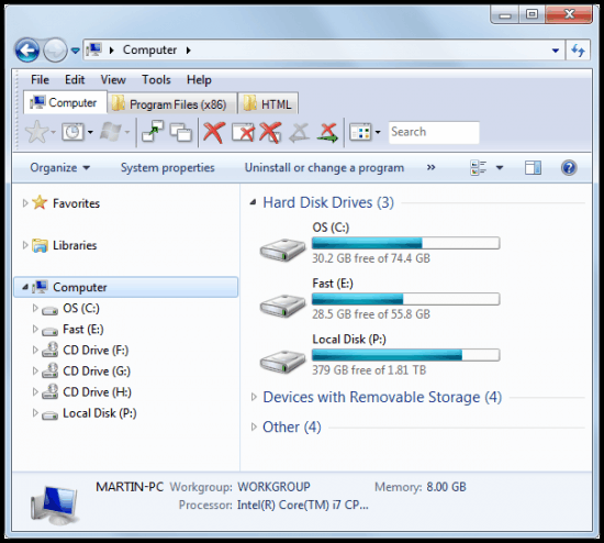 QTTabBar, Windows Explorer Tabs - gHacks Tech News