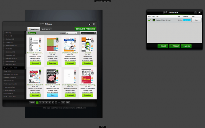 Martview, Best Ebook Reader For PDF E-Books - gHacks Tech News