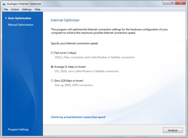 Speed Up your Internet with Auslogics Internet Optimizer - gHacks Tech News