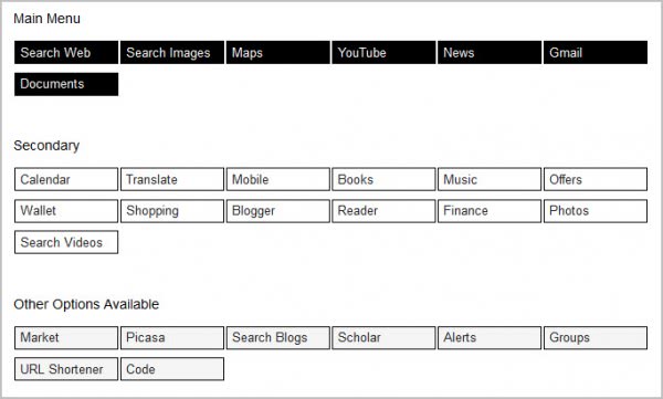 Customize Google's New Services Menu - gHacks Tech News