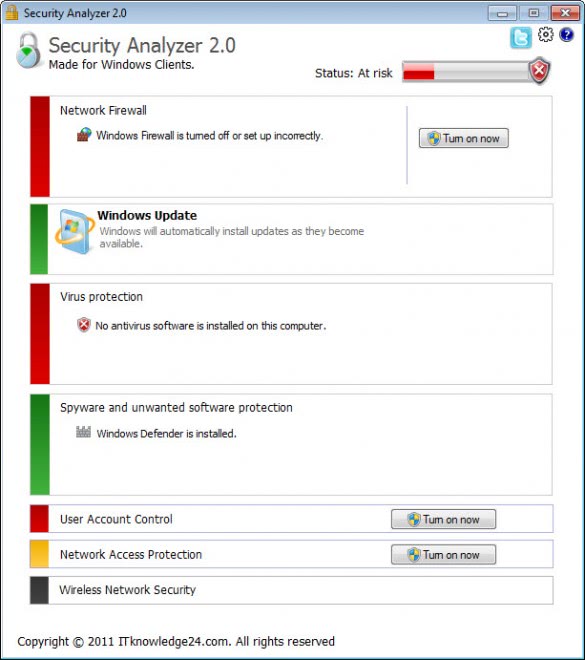 Security Analyzer, System Security Assessment Tool - gHacks Tech News