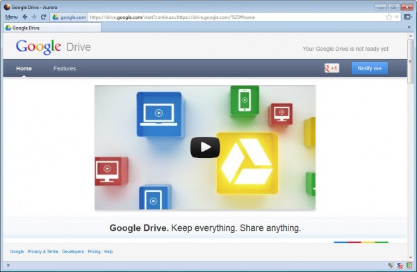 Google Drive Launches With 5 Gigabytes Of Free Storage - gHacks Tech News