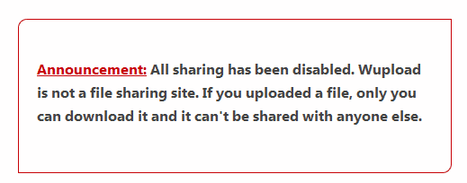 Wupload, FileServer Disable File Sharing Functionality - gHacks Tech News Wupload, FileServer Disable File Sharing Functionality - gHacks Tech News