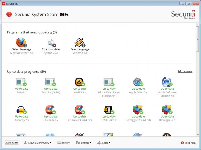 Secunia Personal Software Inspector 3.0 Final released - gHacks Tech News