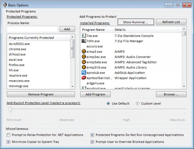 Crystal Anti-Exploit Protection new security software released - gHacks ...