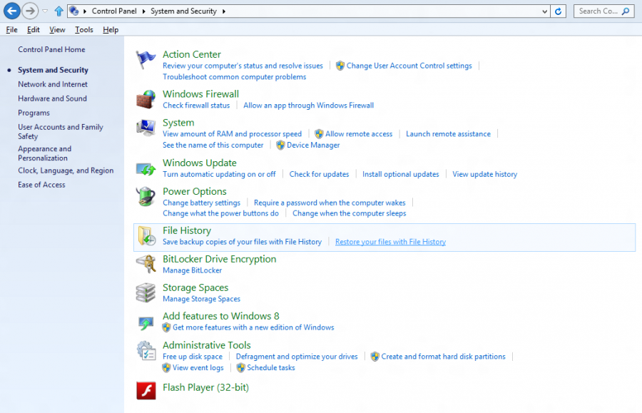 Windows 8 Built-in File Backup - gHacks Tech News