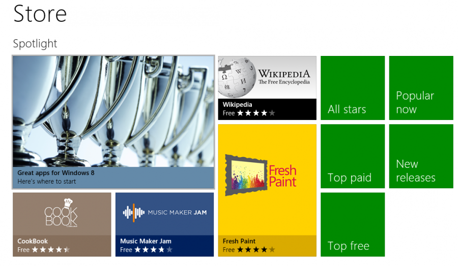 Windows 8 Store Tops 1,500 Apps - gHacks Tech News