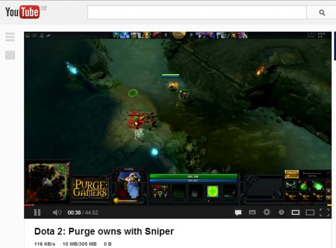 Display buffer speed, size and total video size on YouTube - gHacks ...