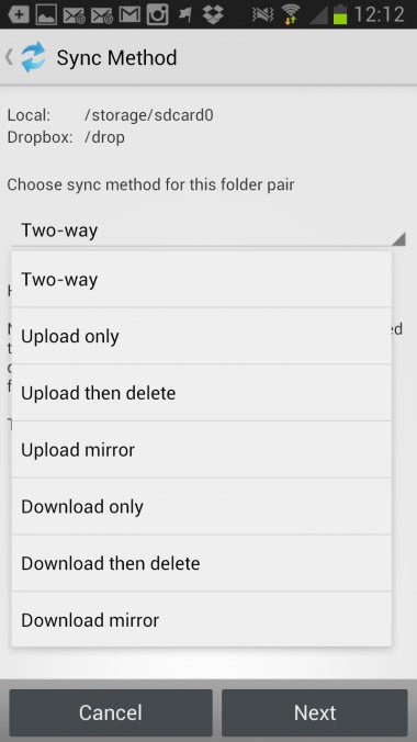 Dropsync adds two-way syncing of Dropbox data on Android - gHacks Tech News