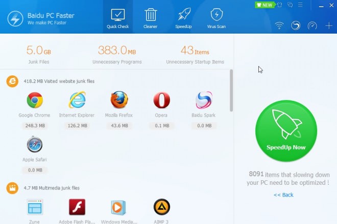 Baidu PC Faster is a free system maintenance tool for Windows - gHacks ...
