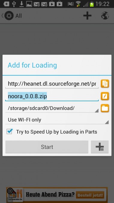Loader Droid: impressive Android download manager with resume ...