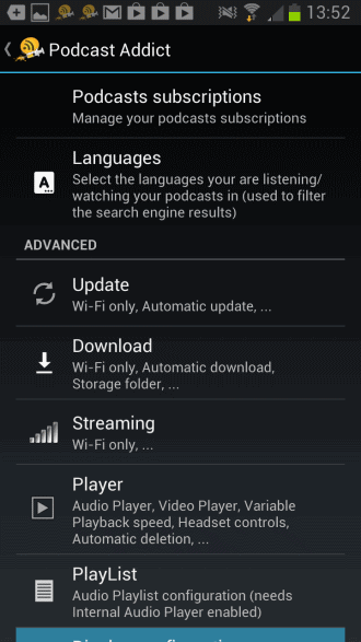 Podcast Addict: auto-download podcast episodes to your Android device ...