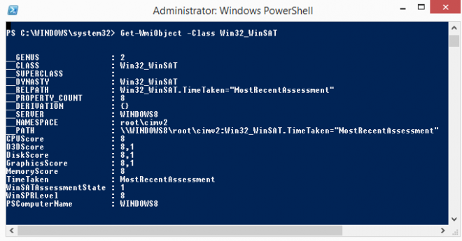 How to display the Windows Experience Index score in Windows 8 - gHacks ...