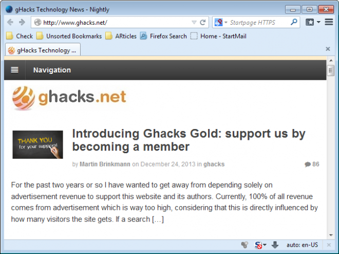 How to restore Tabs On Bottom in Firefox - gHacks Tech News