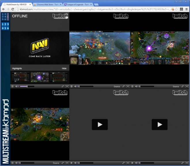Use Multistream to stream several Twitch.tv streams at once - gHacks ...