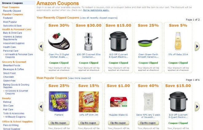 Before you buy on Amazon, check out the coupons section - gHacks Tech News