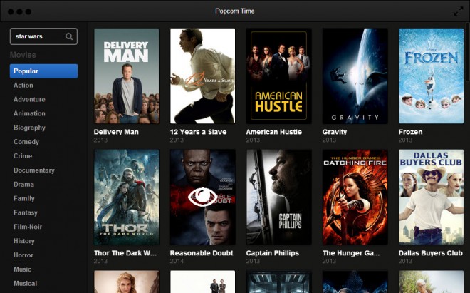 Popcorn Time may revolutionize movie streaming - gHacks Tech News
