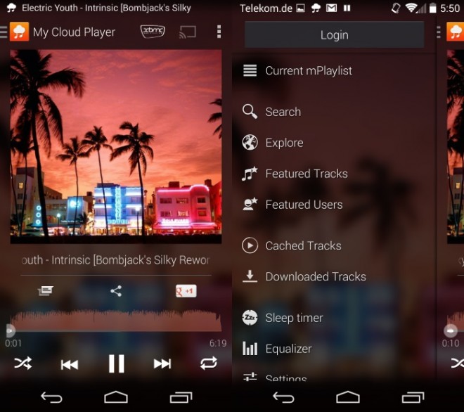 My Cloud Player is a SoundCloud client with ChromeCast and XBMC support ...