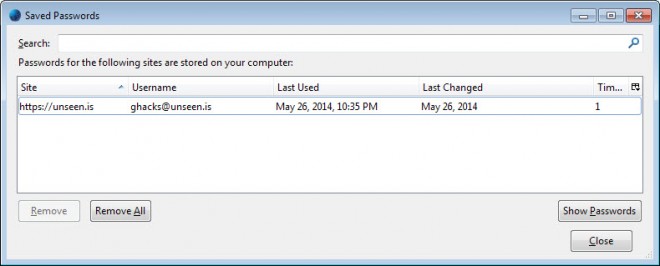 Mozilla to improve password manager in Firefox 32 - gHacks Tech News