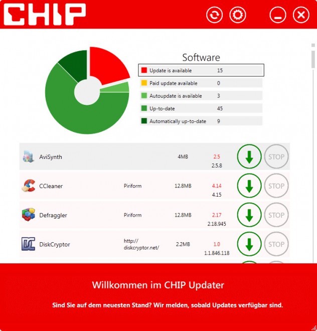 Chip Updater: how good is the software update checker? - gHacks Tech News