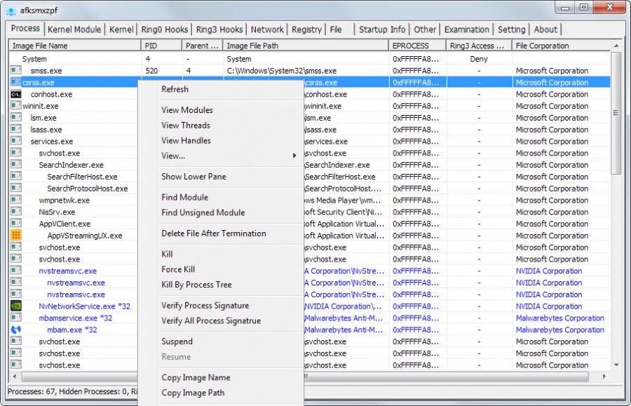 PC Hunter displays low-level Windows system information - gHacks Tech News