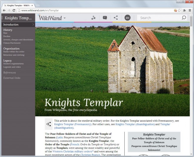 WikiWand is a modernized Wikipedia frontend - gHacks Tech News