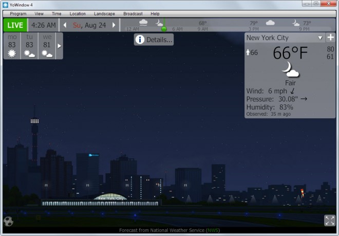 The best desktop weather programs for Windows - gHacks Tech News