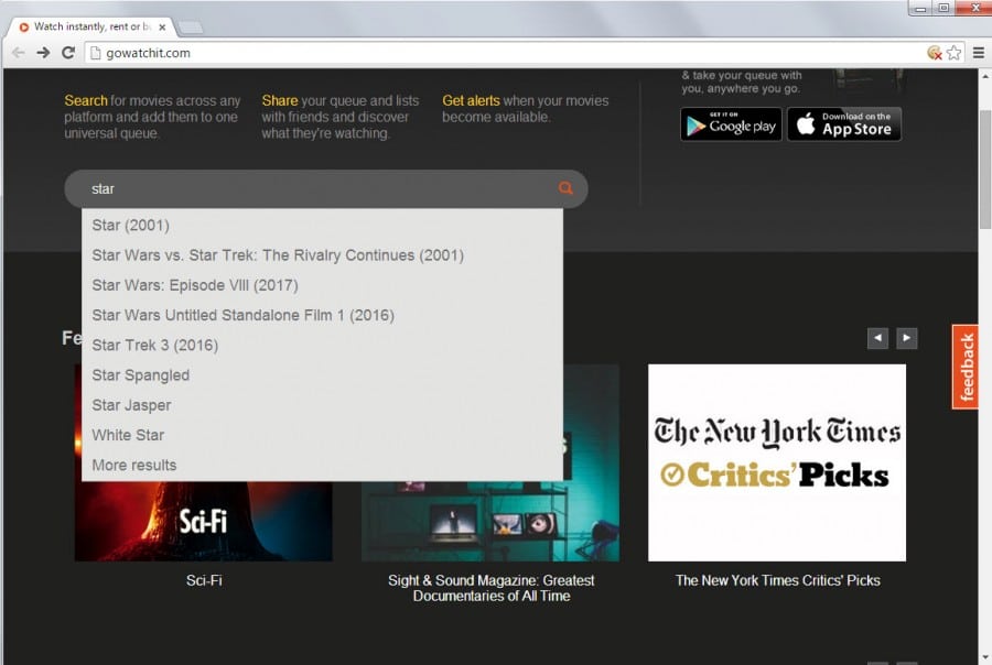 3 Services to search the catalog of TV show and movie streaming ...
