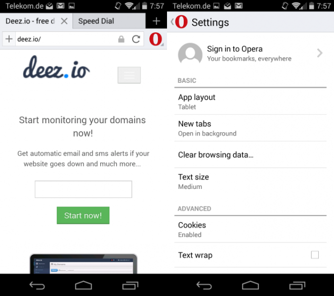Opera Mini for Android Beta released - gHacks Tech News